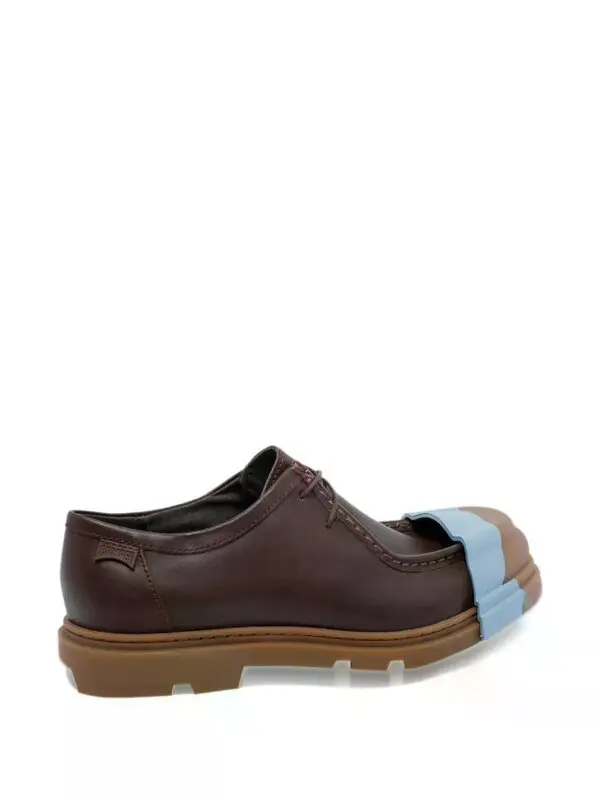 Camper Junction Leather Lace-up Shoes - Brown