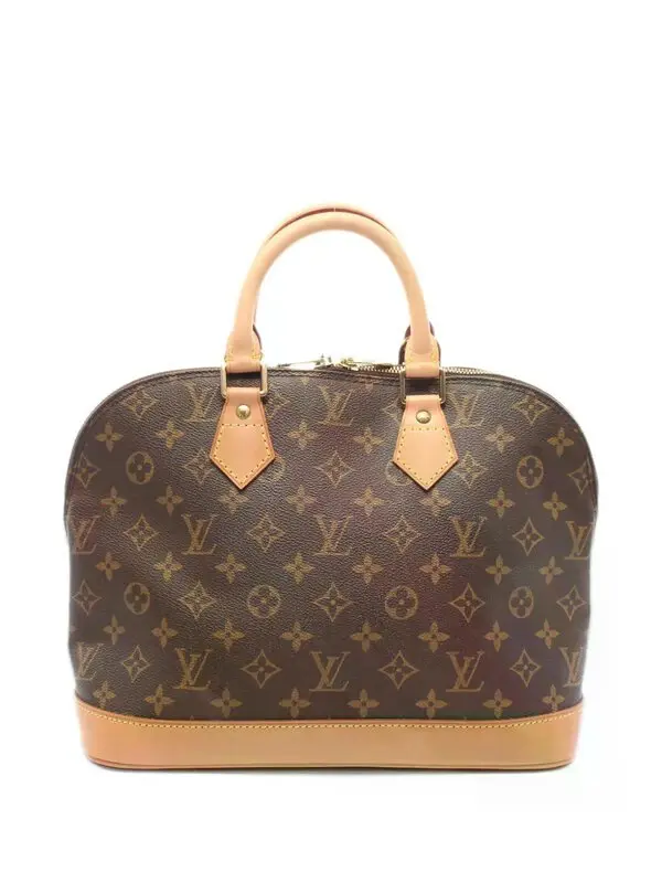 LOUIS VUITTON 1994 Pm Alma Monogram Tote Bag - Brown