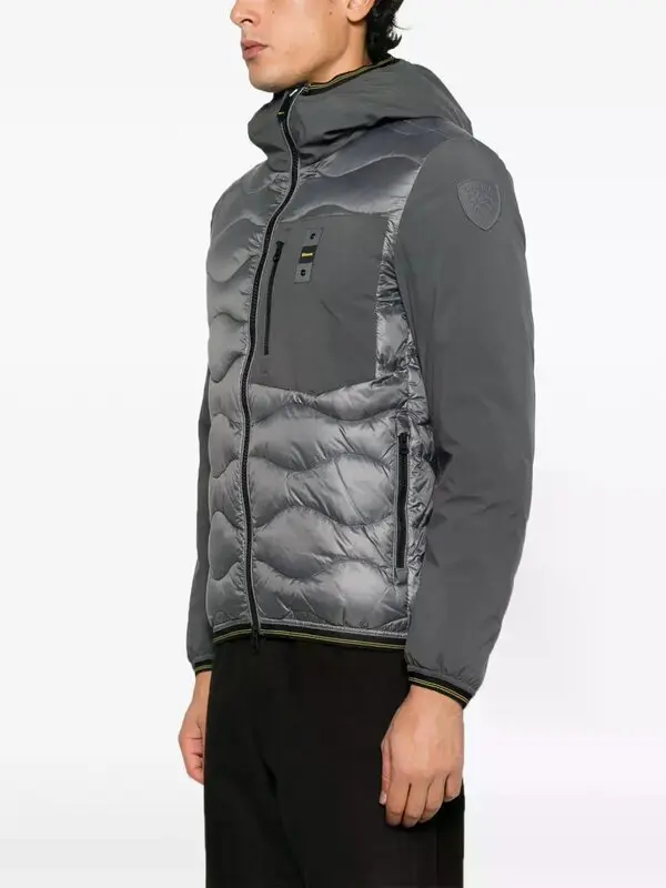 BLAUER. Quilted Hooded Jacket