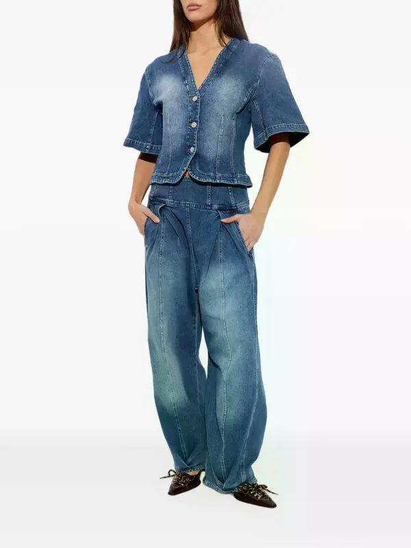 Munthe Cassia Faded Short-sleeve Shirt