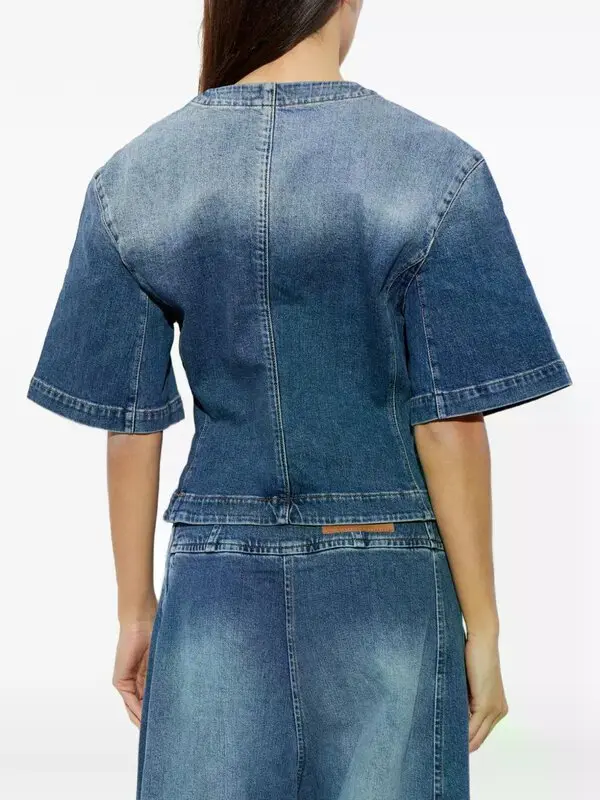 Munthe Cassia Faded Short-sleeve Shirt