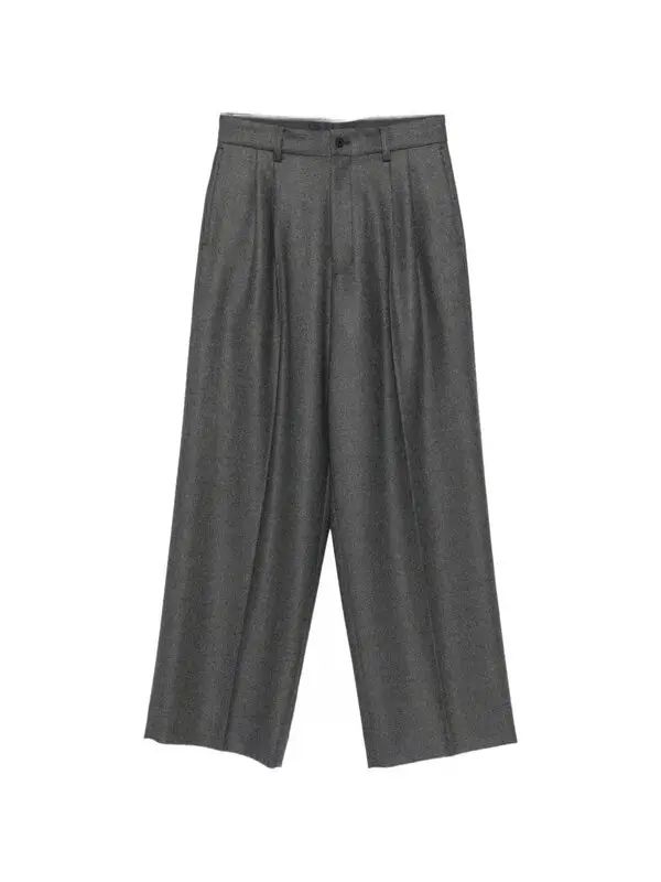 SSSTEIN Pleated Wide-leg Trousers