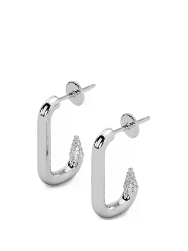 SOLO FOR DIAMONDS Lab-grown Diamond Hoop Earrings