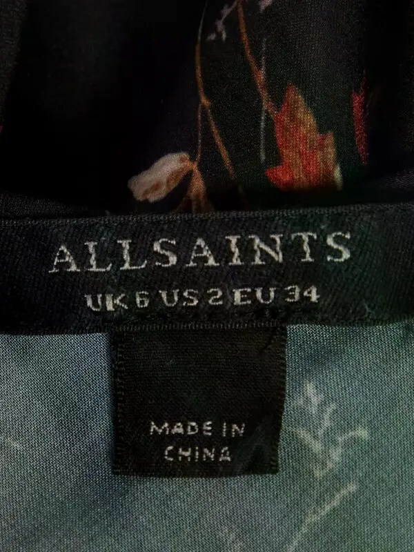 ALLSAINTS Bryony Tanana Floral-print Slip Dress