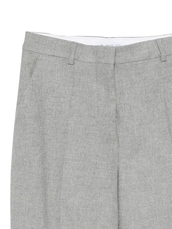MANUEL RITZ Pressed-crease Tailored Trousers