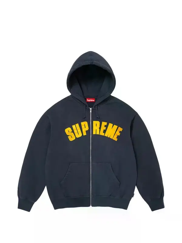 Supreme X Larry Clark Zip-up Hoodie - Blue