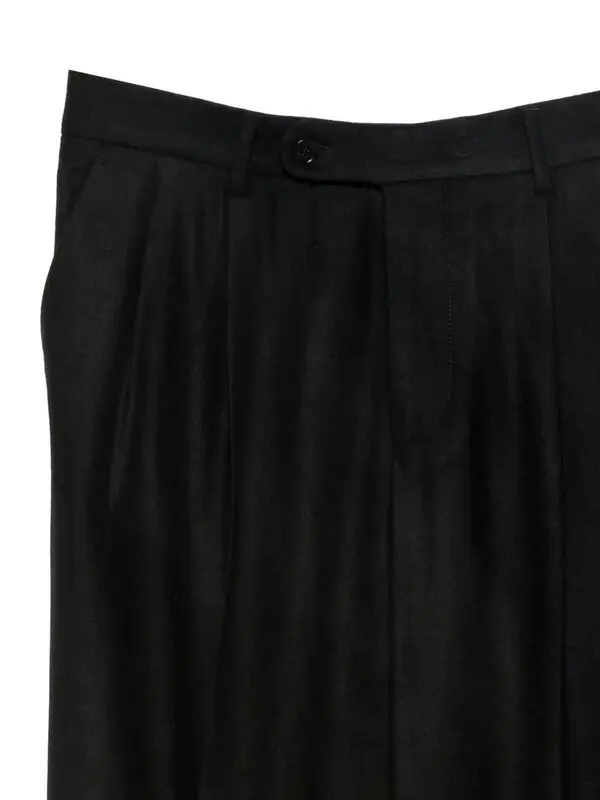 MANUEL RITZ Double-pleated Twill Trousers