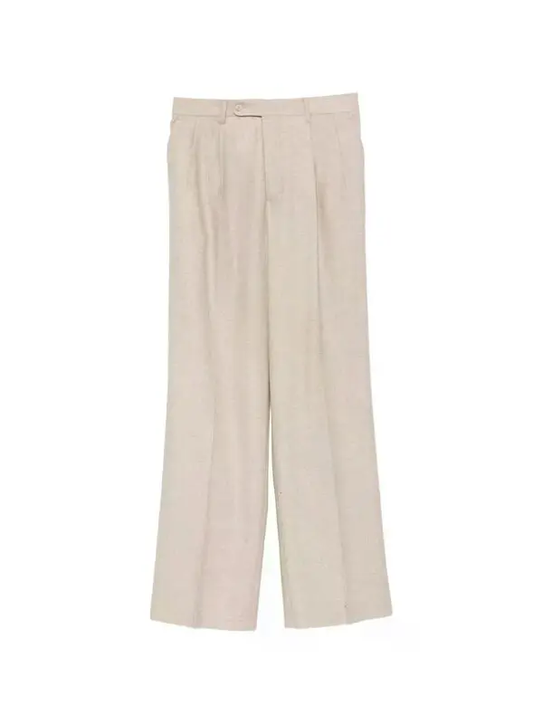 MANUEL RITZ Double-pleated Twill Trousers