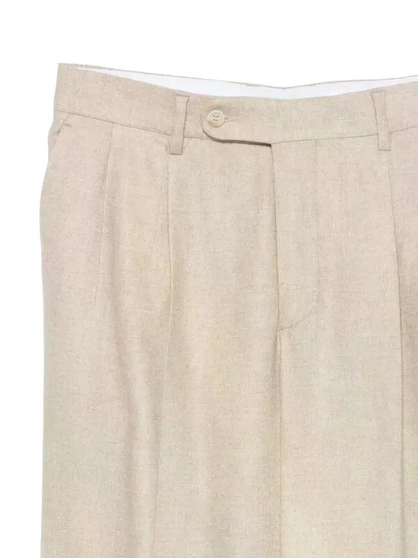 MANUEL RITZ Double-pleated Twill Trousers