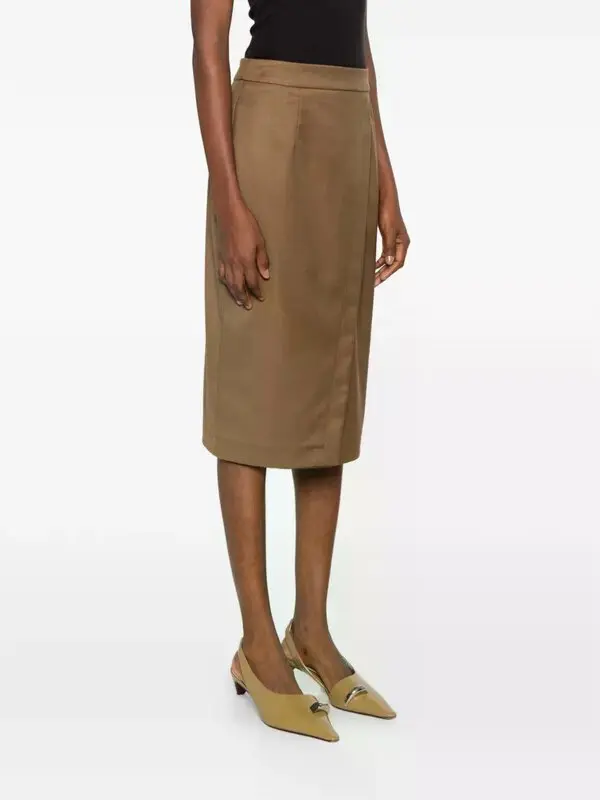 MANUEL RITZ Zip-fastening Midi Skirt