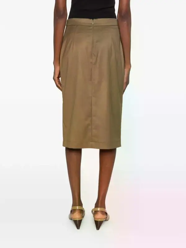 MANUEL RITZ Zip-fastening Midi Skirt