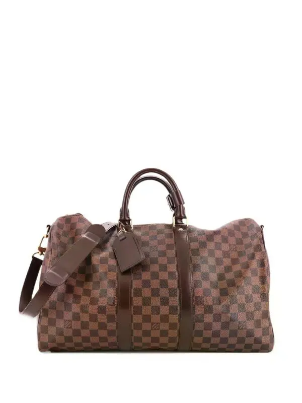 LOUIS VUITTON Keepall Bandouliere Bag Damier 45 Travel Bag