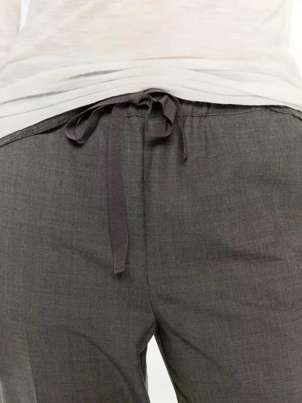 SEMICOUTURE Drawstring Straight-leg Trousers