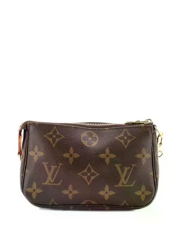 LOUIS VUITTON Pochette Accessoires Monogram Canvas Mini Clutch Bag