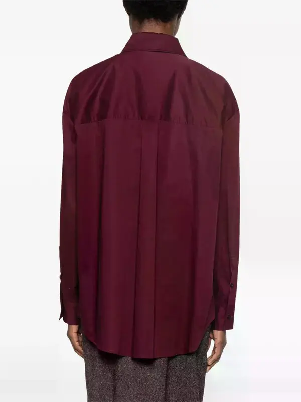 MANUEL RITZ Tie-detail Long-sleeve Shirt