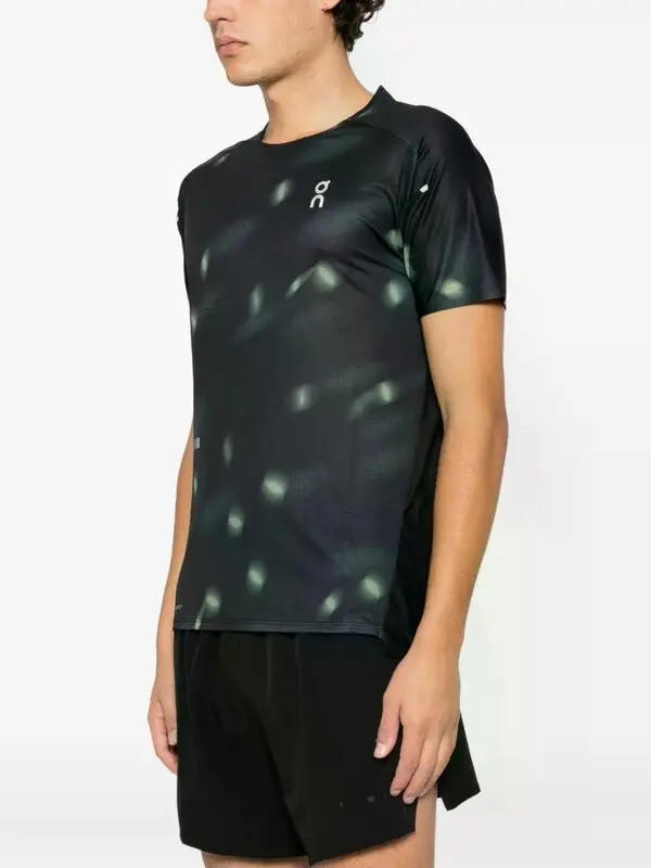 On Abstract-print Short-sleeve T-shirt