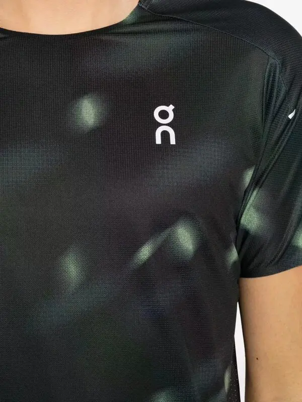 On Abstract-print Short-sleeve T-shirt