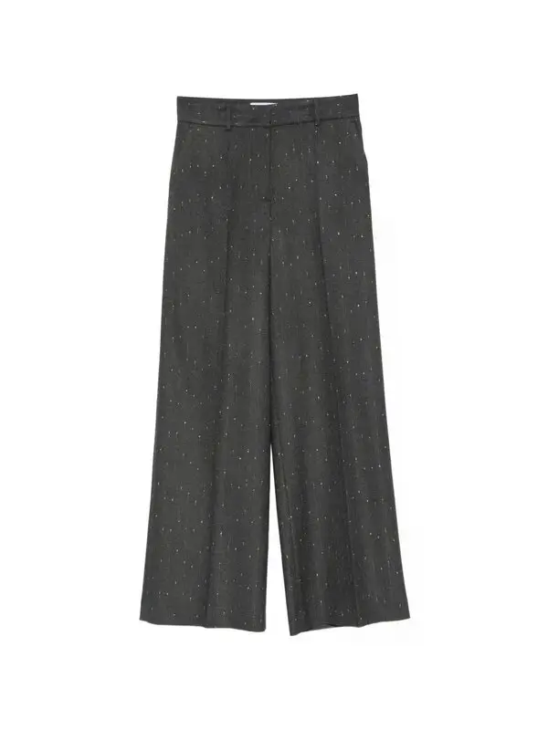 MANUEL RITZ Pinstripe Wide-leg Trousers