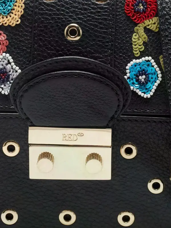 Red Valentino Sequin Eyelet Crossbody Bag