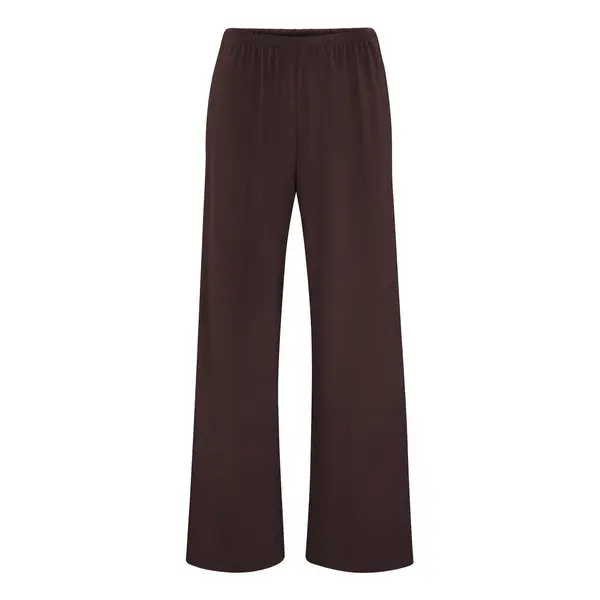 SKIMS Long Sleeve And Pant Pajama Set | Deep Neutral | | Velour