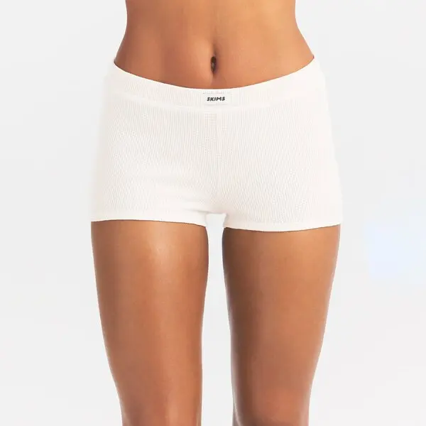 SKIMS Micro Boxer | Light Neutral | | Waffle