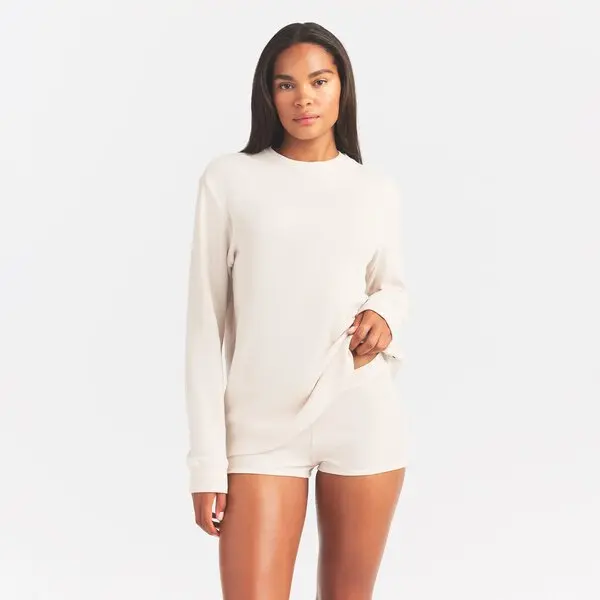 SKIMS Micro Boxer | Light Neutral | | Waffle