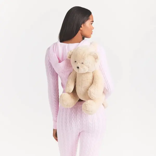 SKIMS Stuffed Bear Crossbody Bag | Light Neutral | Accessories