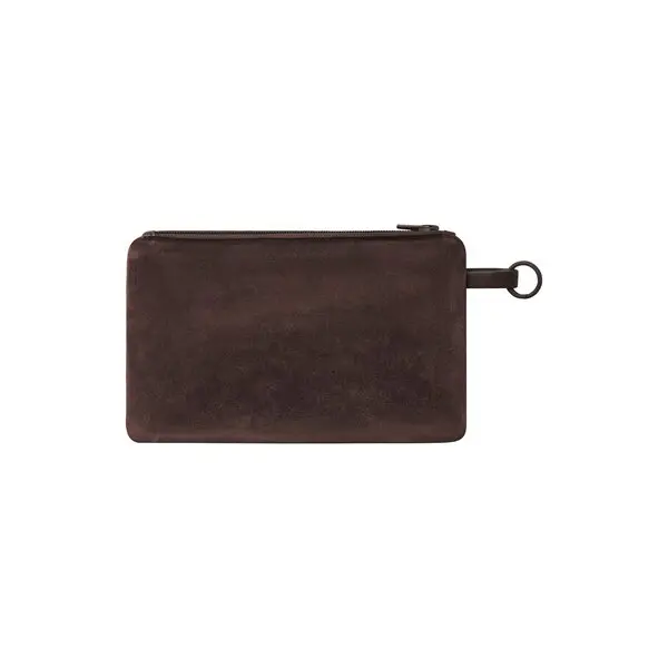 SKIMS Medium Pouch Keychain | Deep Neutral | Velour