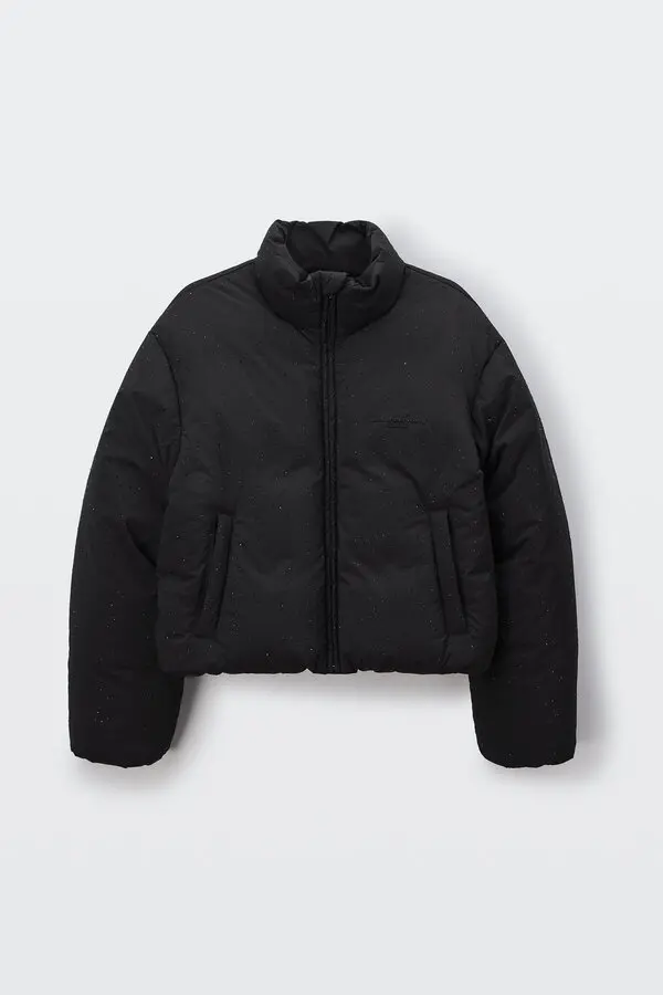 Alexander Wang Crystal Hotfix Classic Puffer - Black