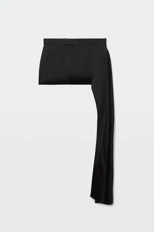 Alexander Wang Asymmetric Drape Mid-rise Mini Skirt