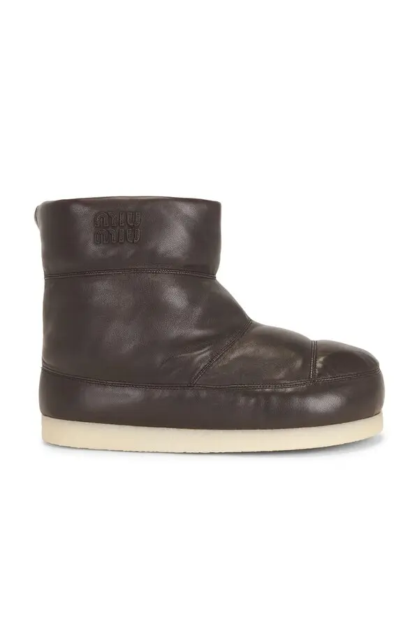 Miu Miu Nappa Padded Lifestyle Winter Boot