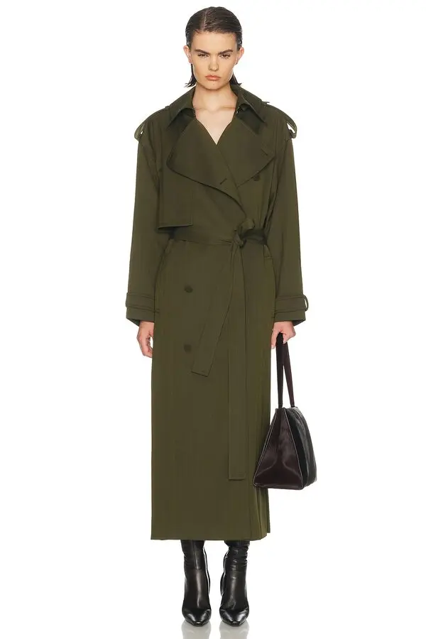 Gabriela Hearst Tellus Coat - Olive