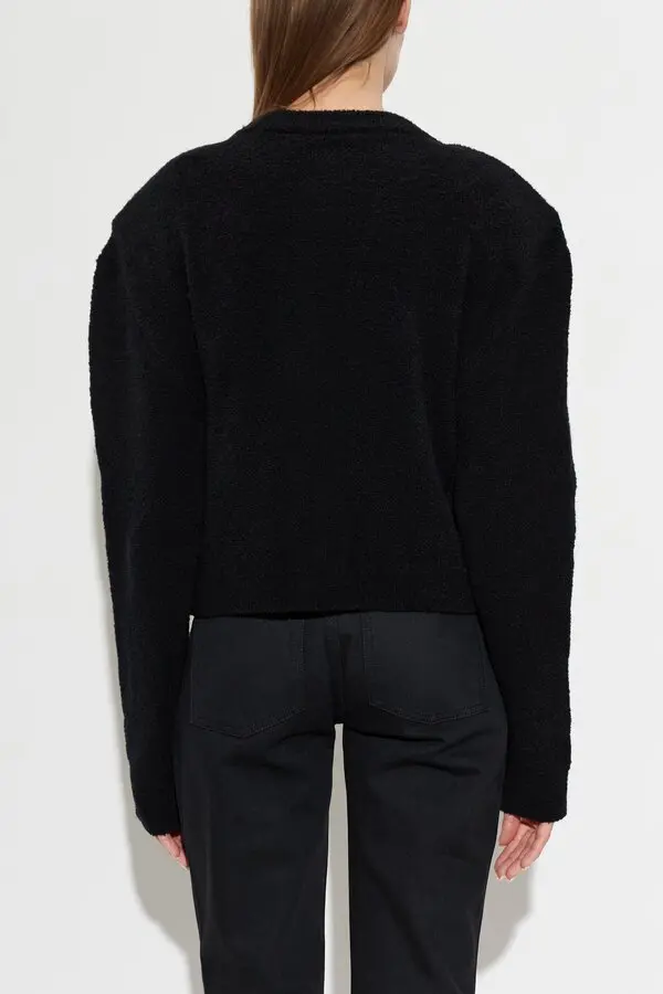 ROTATE BY BIRGER CHRISTENSEN Wool Cardigan With Logo