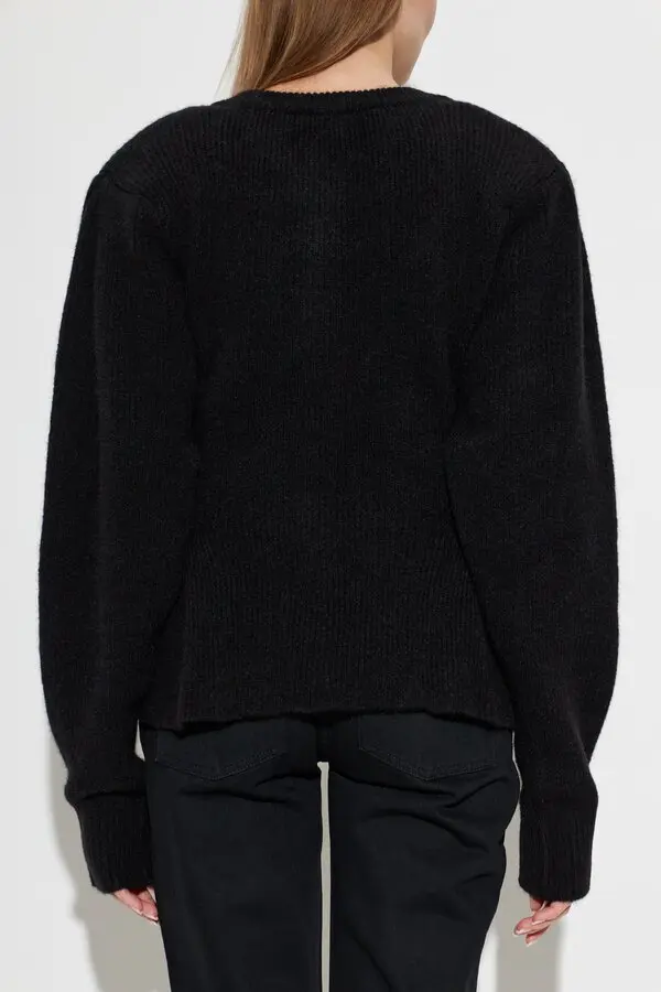ROTATE BY BIRGER CHRISTENSEN Cardigan With Shoulder Pads