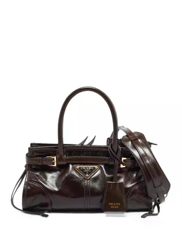 Prada Mini Bonnie Tote Bag - Brown