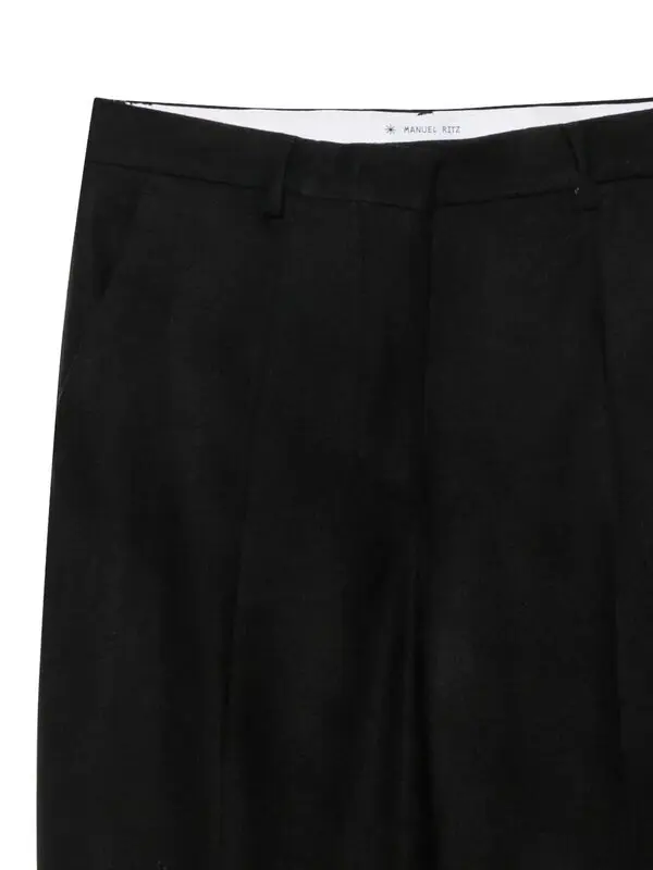 MANUEL RITZ Pressed-crease Tailored Trousers