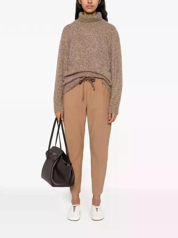 SEMICOUTURE Drawstring Straight-leg Trousers