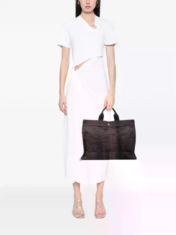 Hermès 20th Century Canvas Herline Mm Tote Bag