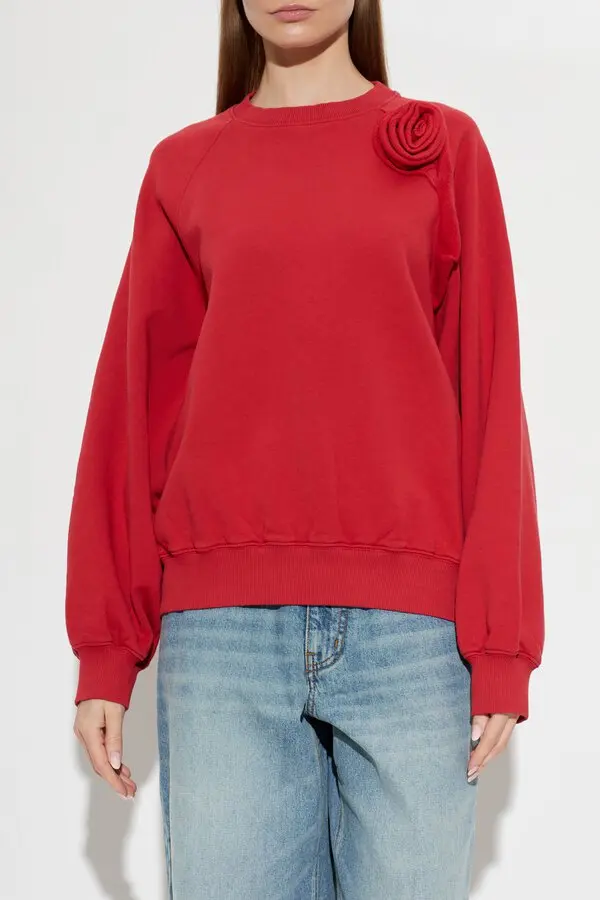 ROTATE BY BIRGER CHRISTENSEN Sweatshirt With Decorative Appliqu
