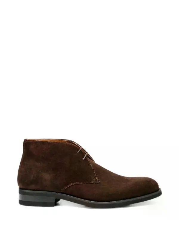 TESTONI Lace-up Suede Boots