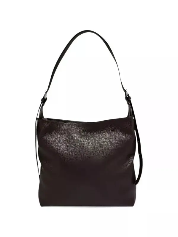 GIANNI CHIARINI Barbara Grained Leather Shoulder Bag