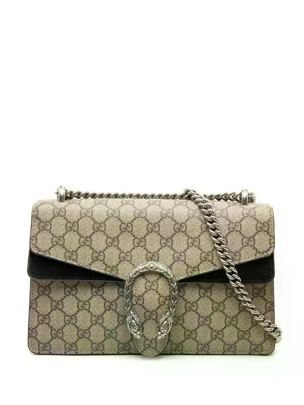 Gucci 2016-2026 Medium Gg Supreme Dionysus Shoulder Bag - Neutrals