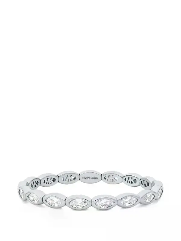 Michael Kors Marquise Stone Tennis Bracelet - Silver