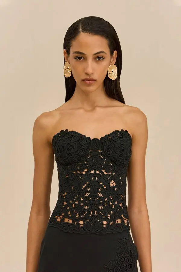 Cult Gaia Zaire Top - Black