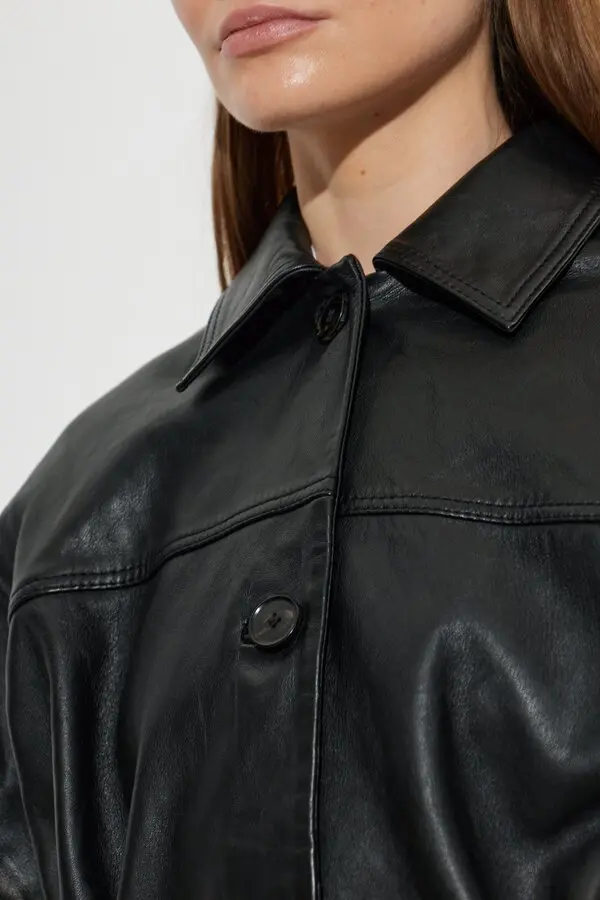 Samsøe Samsøe Salaax’ Leather Jacket