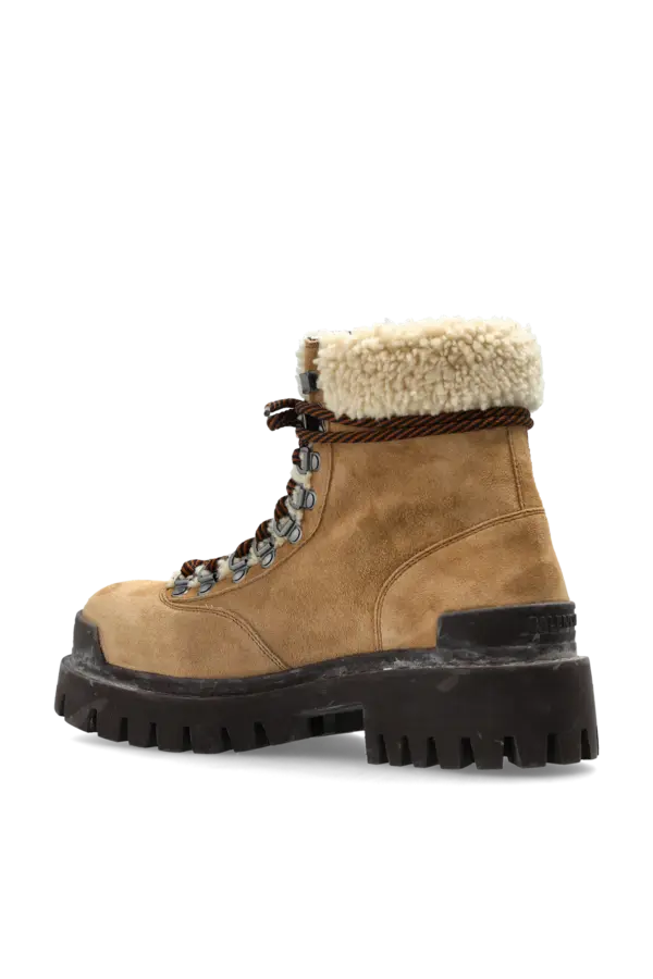 Balenciaga Vintage’-effect Suede Ankle Boots