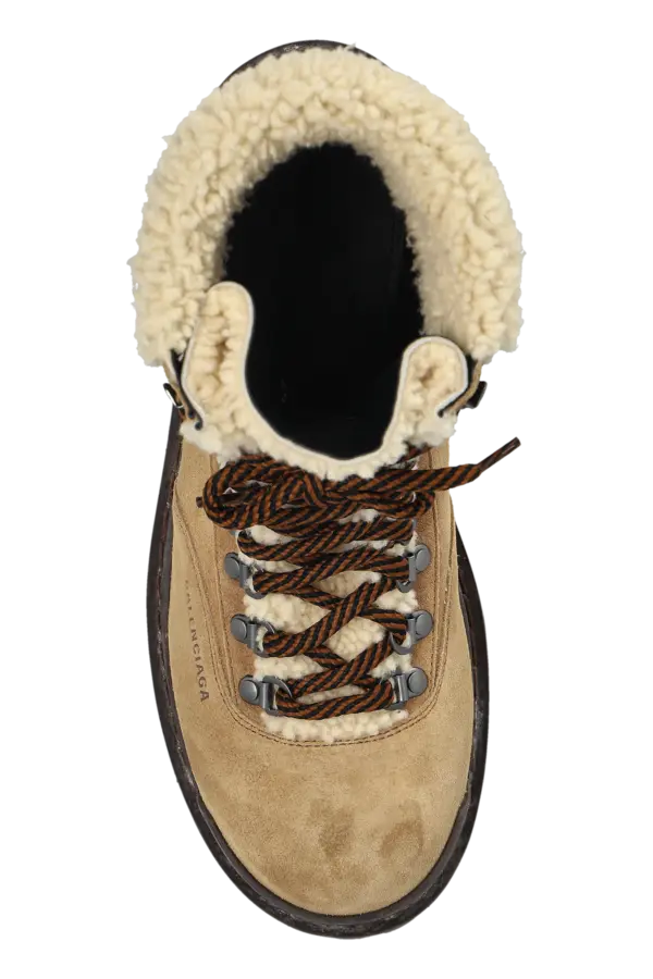 Balenciaga Vintage’-effect Suede Ankle Boots