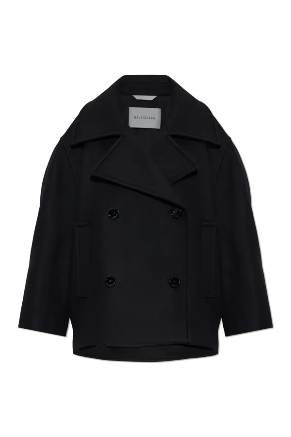 Balenciaga Double-breasted Wool Coat