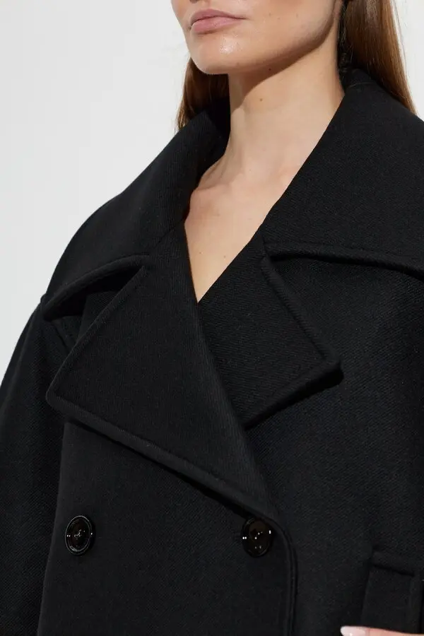 Balenciaga Double-breasted Wool Coat
