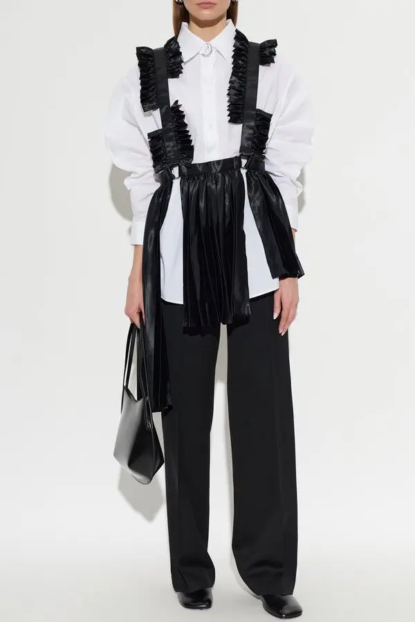 Comme Des Garçons Ruffled Dress